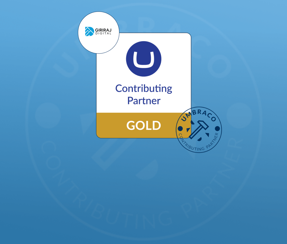 Giriraj Digital Becomes Umbraco Gold Contributing Partner | GIRIRAJ DIGITAL